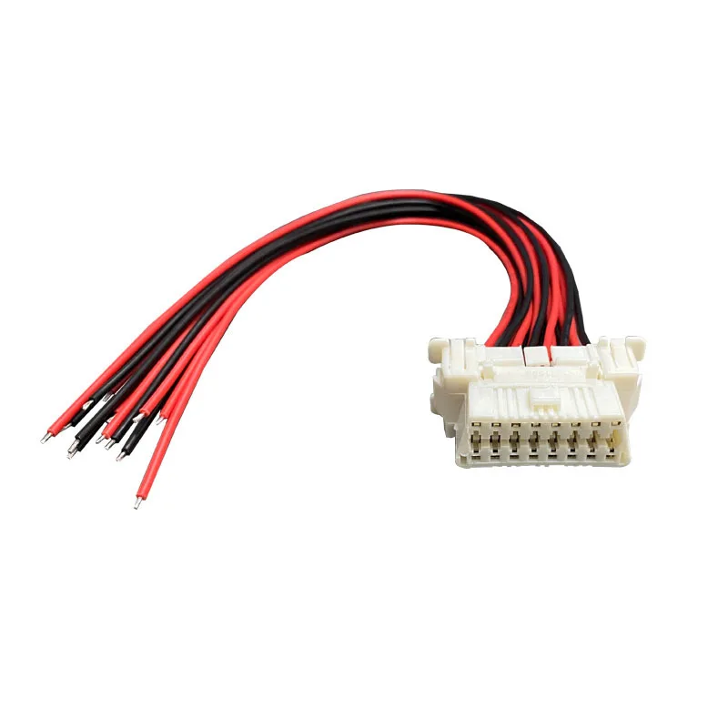 Universal Obd J1962 Obd2 16pin Female Male Connector Open Tinned Wire ...