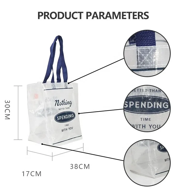 Supermarket Shopping Bag Reusable Customizable Promotion Printing Non ...