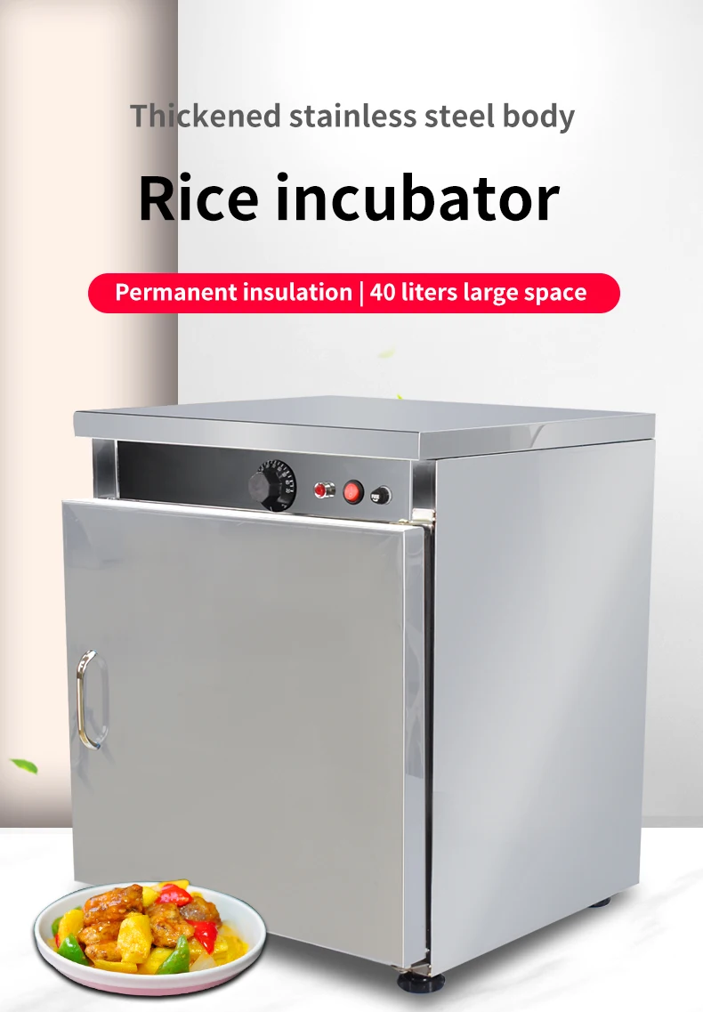 Rice Incubator Food Incubator Restaurant Stainless Steel Thermostat