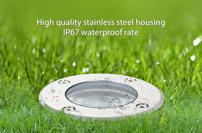 Outdoor Inground Spotlight Waterproof Ip67 Deck Light Rgbcct Recessed ...