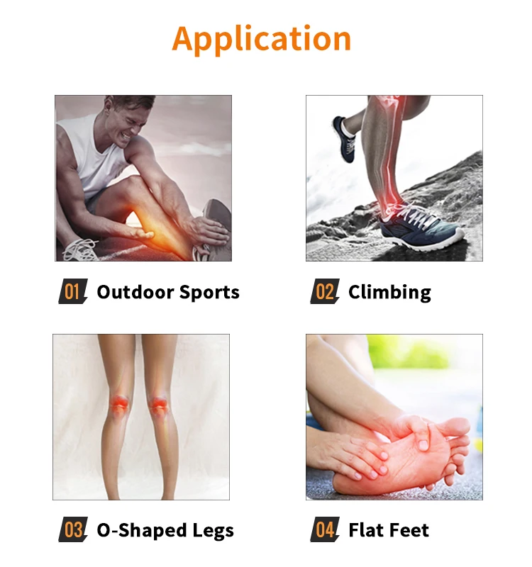 Custom Flat Foot Orthotics Insoles - Heat Moldable Support