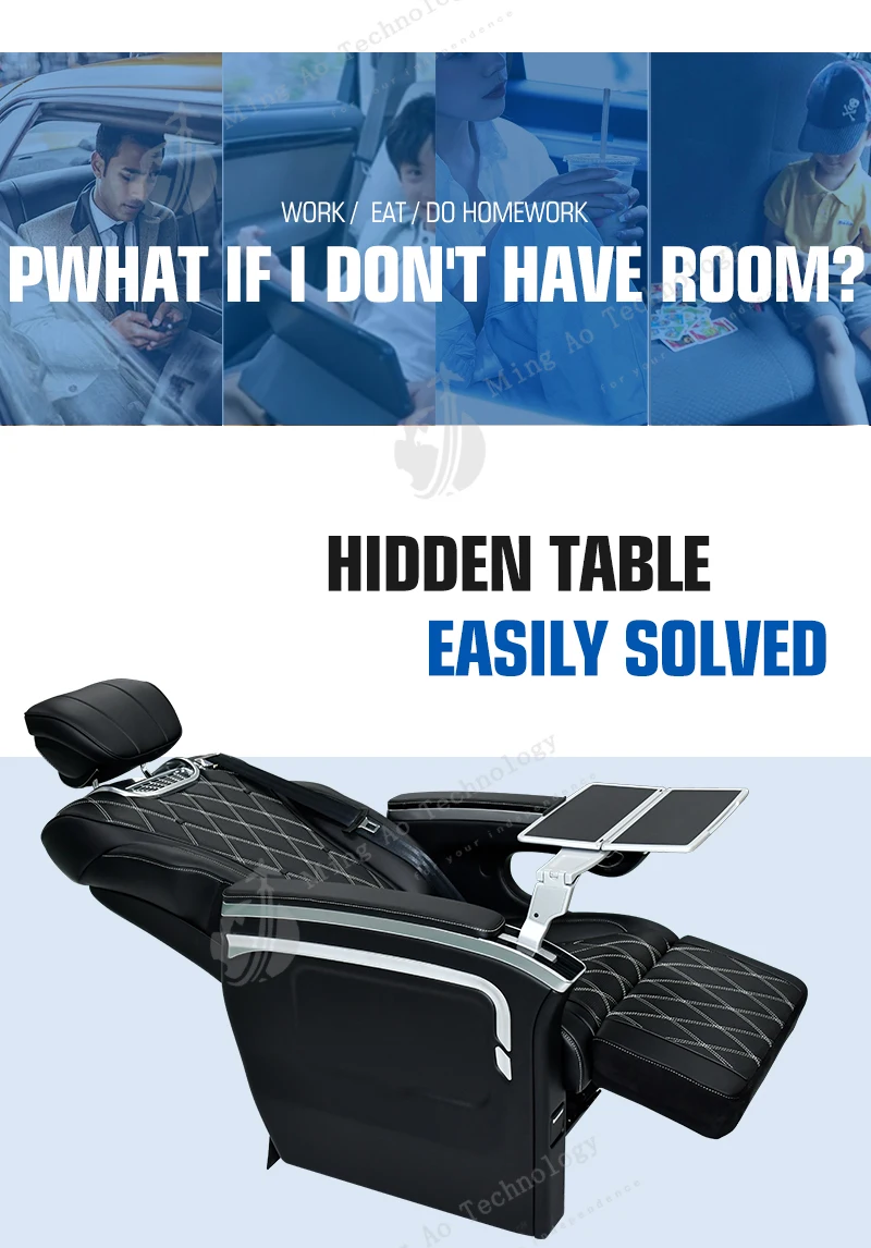 Custom Luxury Car Seats with Table Plates Alphard/vellfire/viano