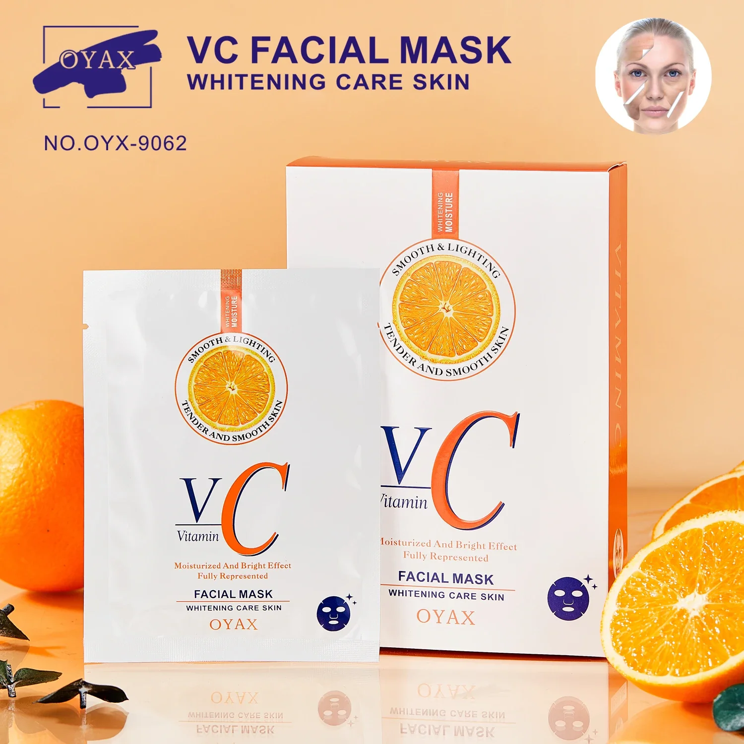 Wholesale Korean Crystal Facial Masks with Vitamin C