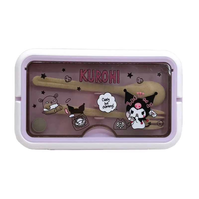 Linda Kawaii Kuromi Melody Cinnamon Bento Lunch Box For Kids School ...