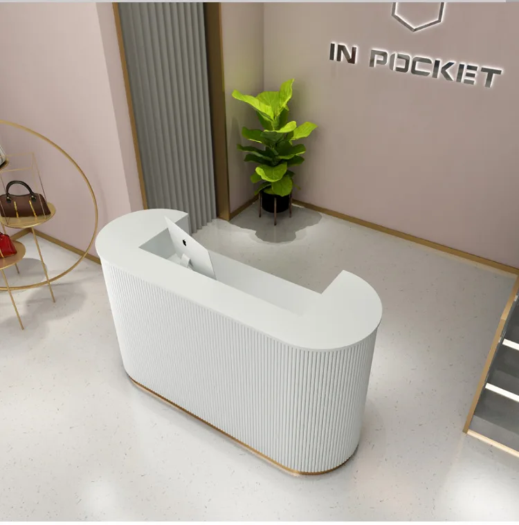 Chinese Factory Cashier Reception Desk Nail Sets Glass Other Salon ...