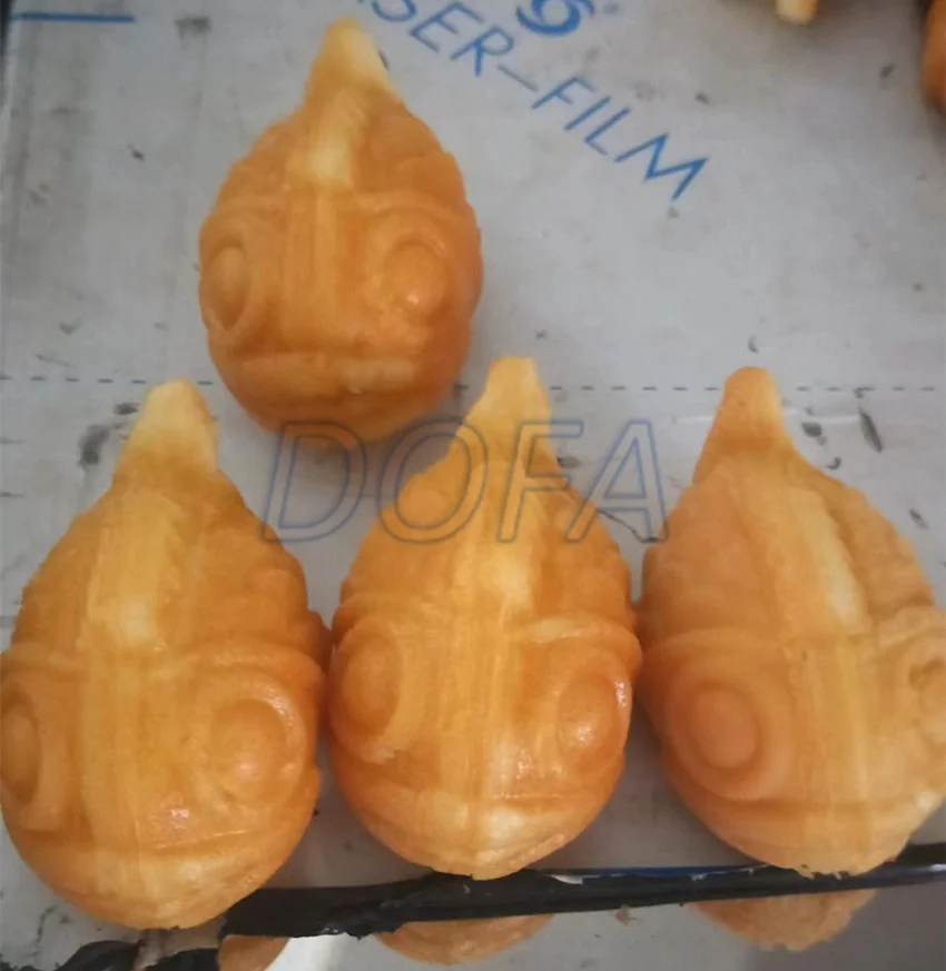 Street Food in Japan Japanese Manju Cakes Conveyor Machine South Korea ...