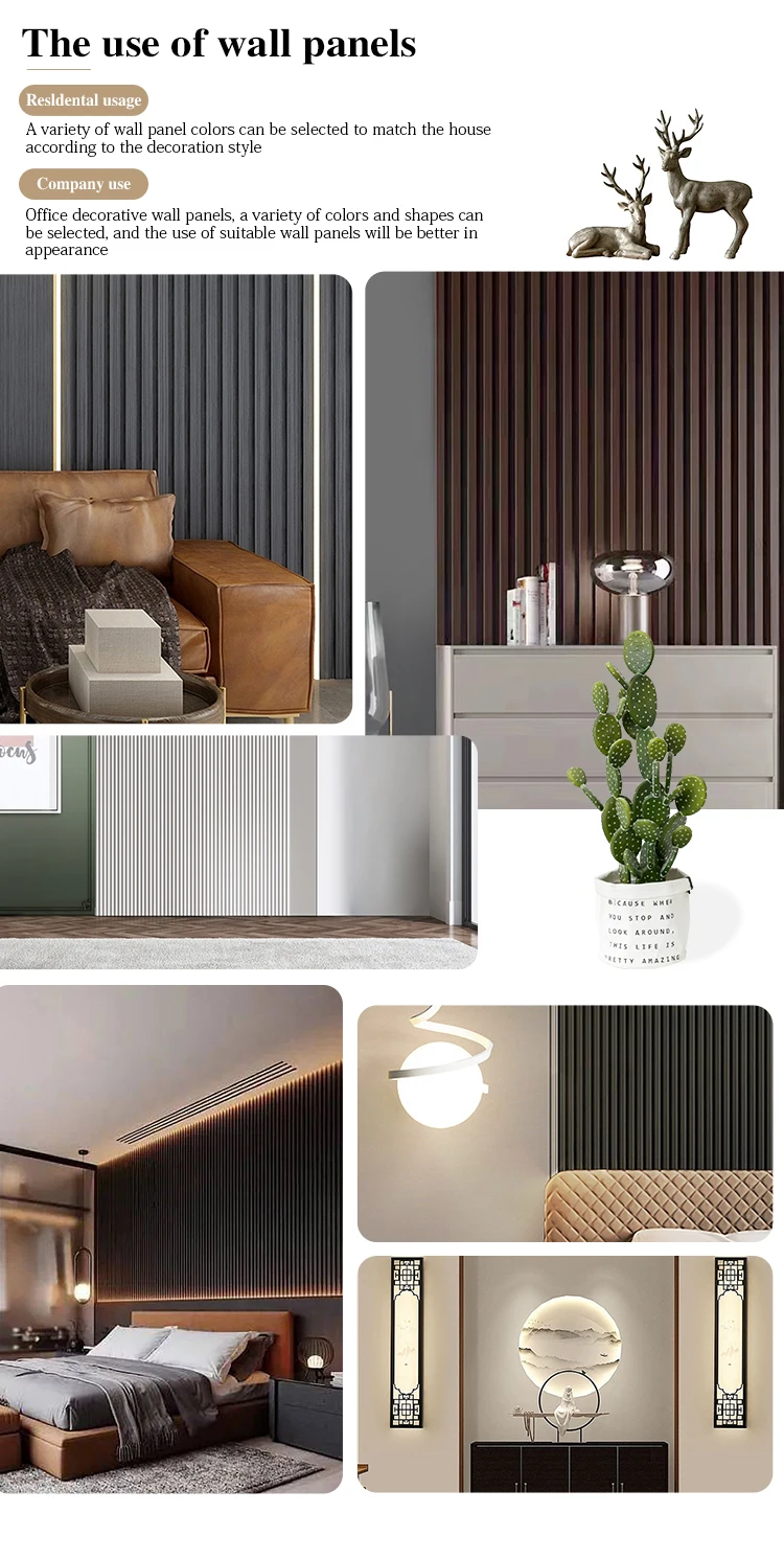 Outdoor Wall Panel Siding Fluted Wpc Solid Wall Panel Indoor Wooden ...