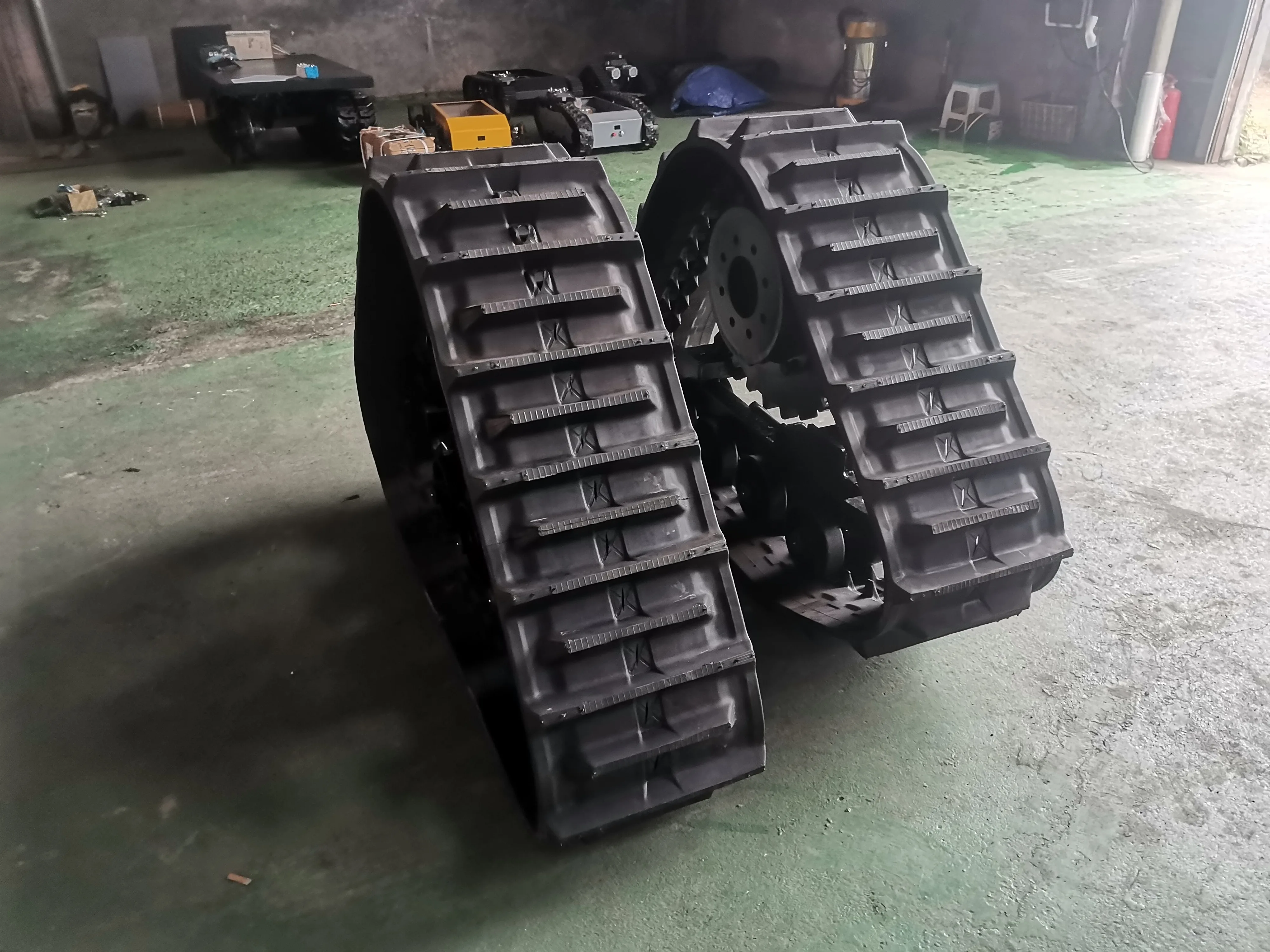 Triangle Rubber Crawler Chassis 5 Tonne Duty Rubber Track Undercarriage ...