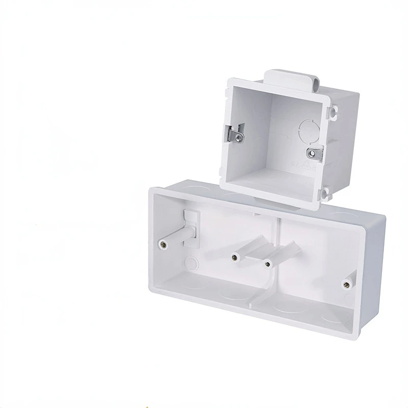 Surface Mount Pvc Junction Box Home Use Wall Socket Bottom Box One Gang ...