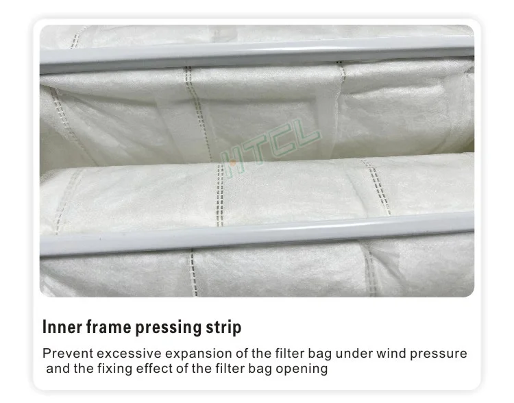 Hvac Air Handler Filter Synthetic Fiber Bag Air Pocket Filter With ...