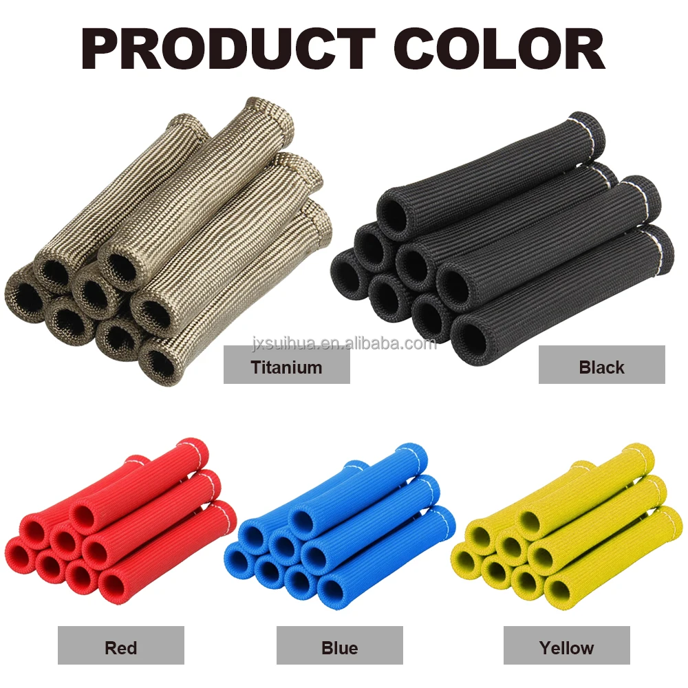 Plug Wire Boot Protector Sleeve - Heat Shield Cover Wrap