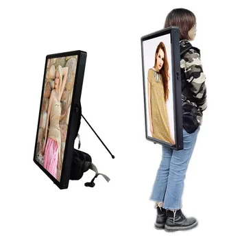 Lcd Digital Walker Billboard Backpack Walking Billboard Human Walking ...