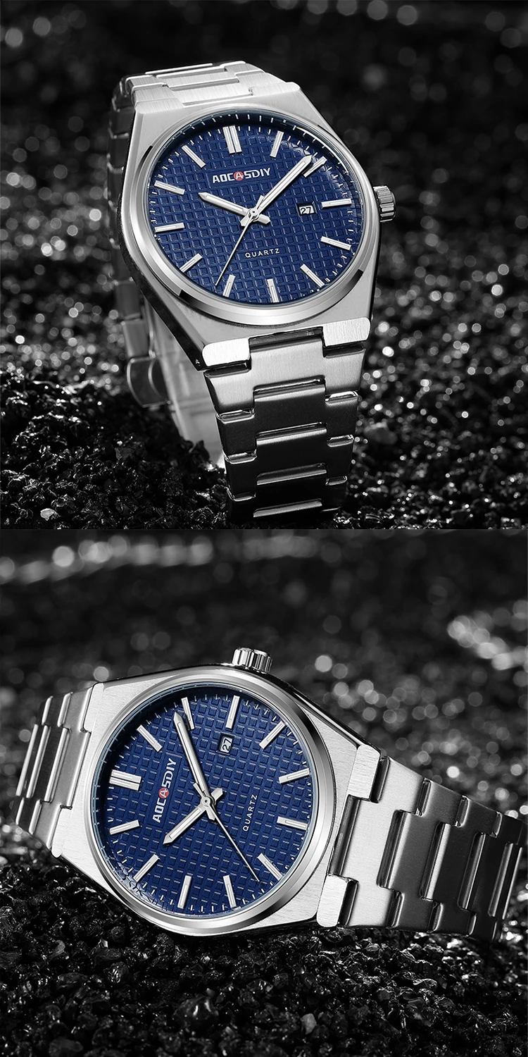 AOCASDIY Classic Business Luxury Men's Watches - 3ATM Waterproof