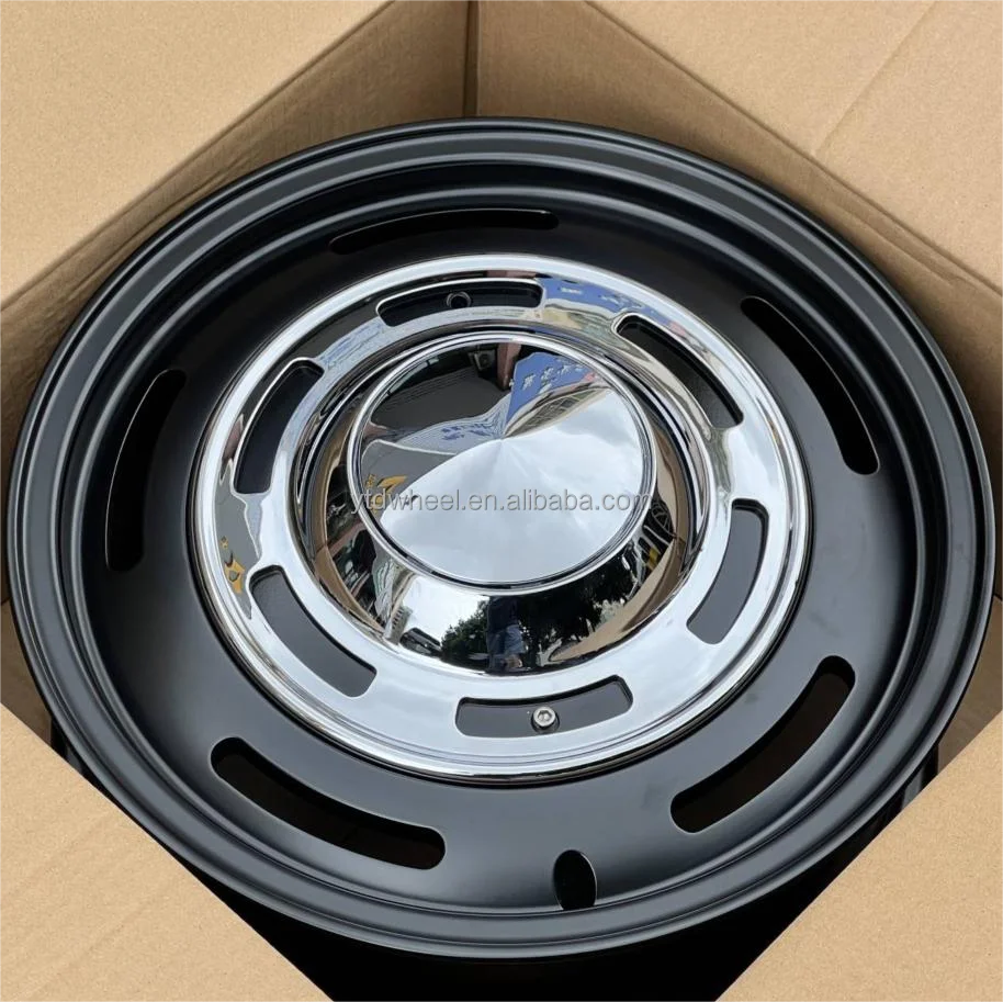 Ytd Ready To Ship Luxury Matt Black 15'' 4x100 4x114.3 Alloy Forged Rim 15x6.5 Et35 Cb73.1 ...