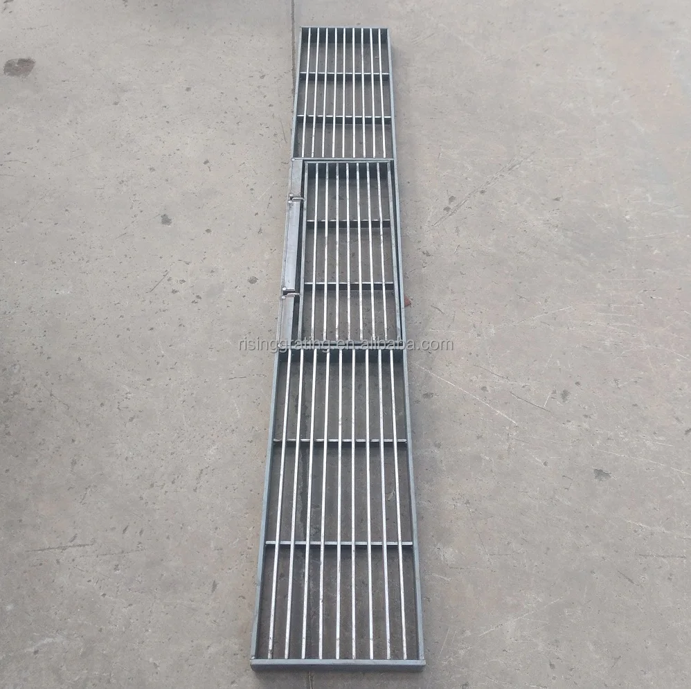 Singapore LTA HDB Type Apron Drain Grating with Hinged Panel