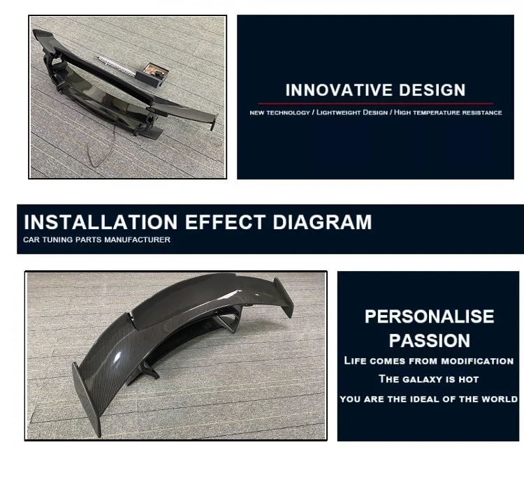 Bs Style Electric Spoiler For Mercedes-benz Amg Gt Gts Gtr Upgrade ...