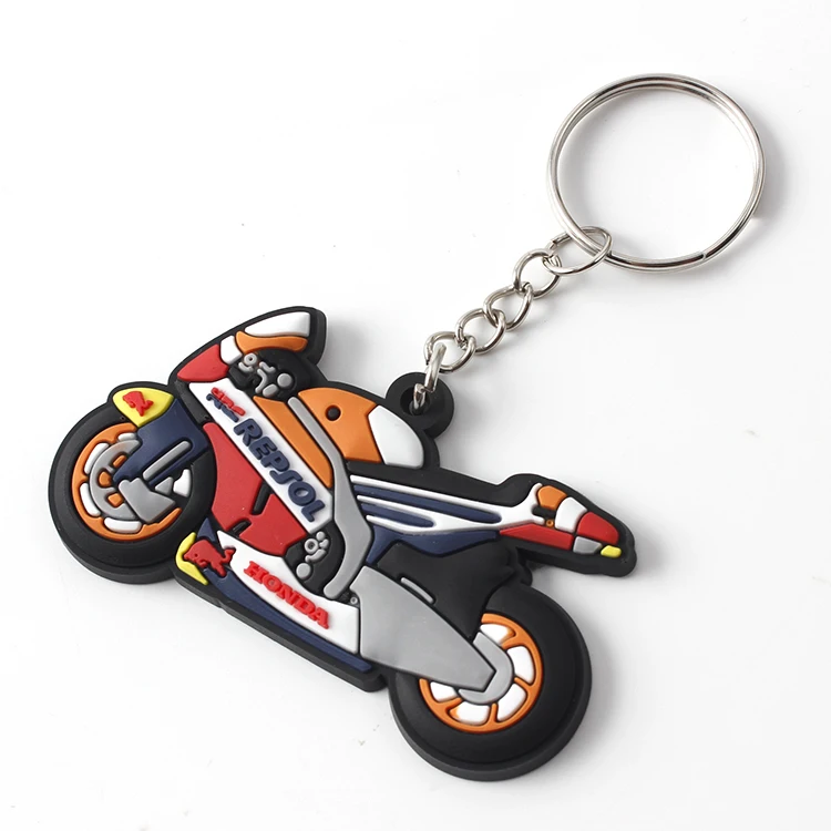 Custom 2d Soft Pvc Keychain Logo Silicon Keychains Silicone Keyring ...