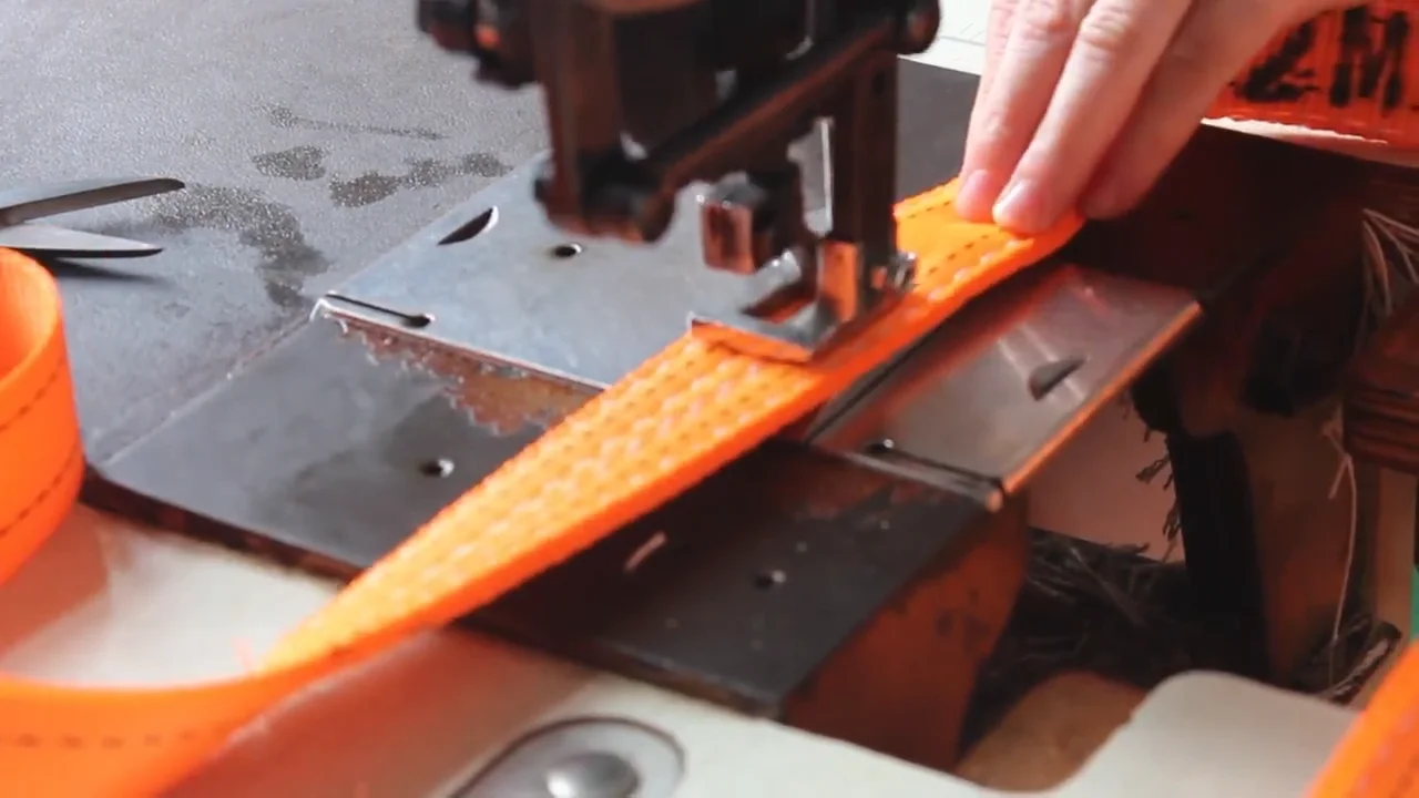 2t One Way Belt Color Code Textile Tape Lifting Slings Belt Crane Flat ...