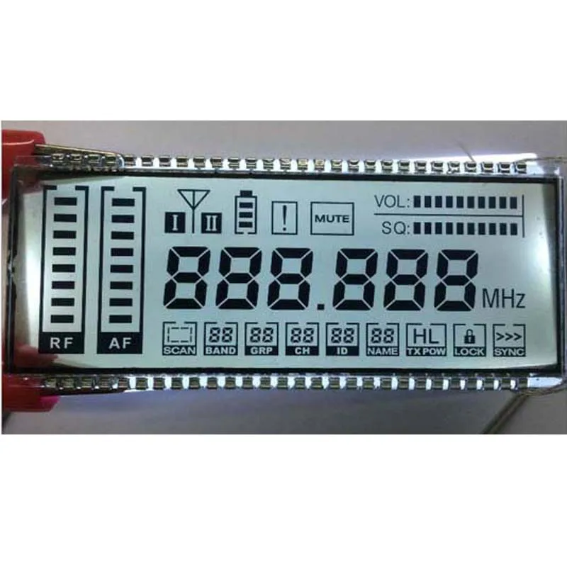 Low Power Consumption Lcd 7 Segment Display Model Tn Htn Stn Fstn Btn ...