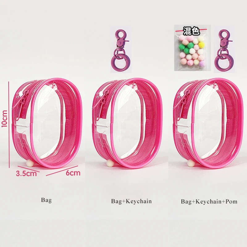 Transparent PVC Key Storage Bag - Fashionable & Durable