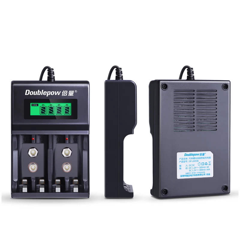 Doublepow UK95 AA & AAA NiMH/NiCD Battery Charger - Fast Charging with ...