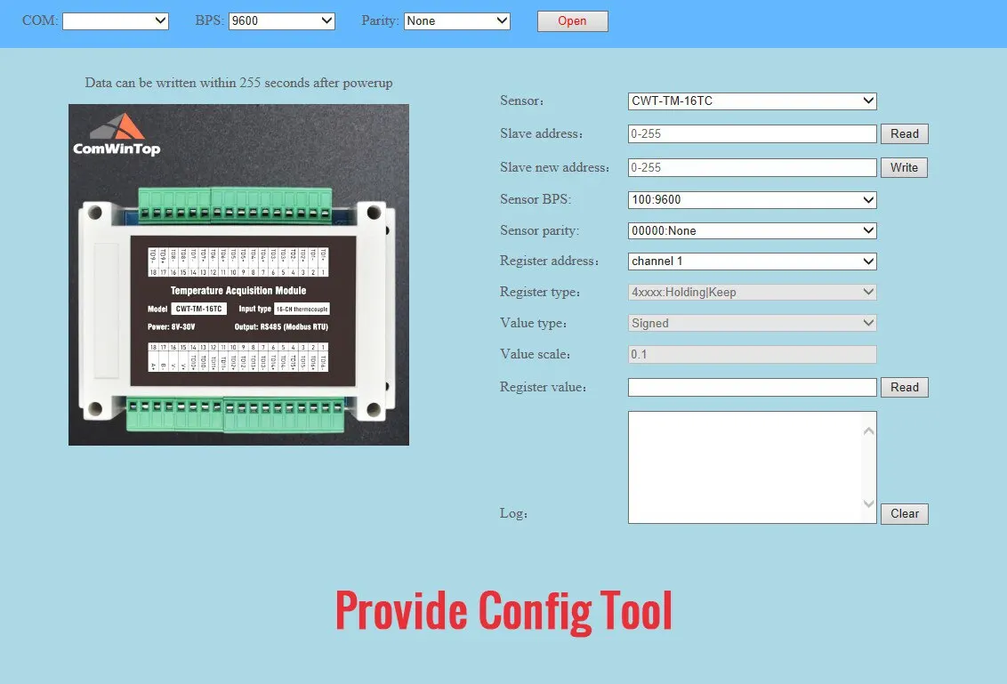 16 Channels K-Type Thermocouple Temperature Acquisition