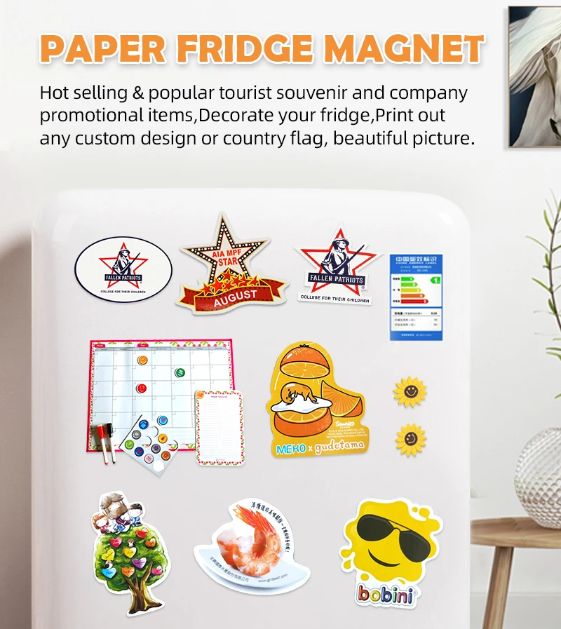 Custom Printable Ref Magnet Blank Fridge Magnet Flexible 3x3 Aluminum ...