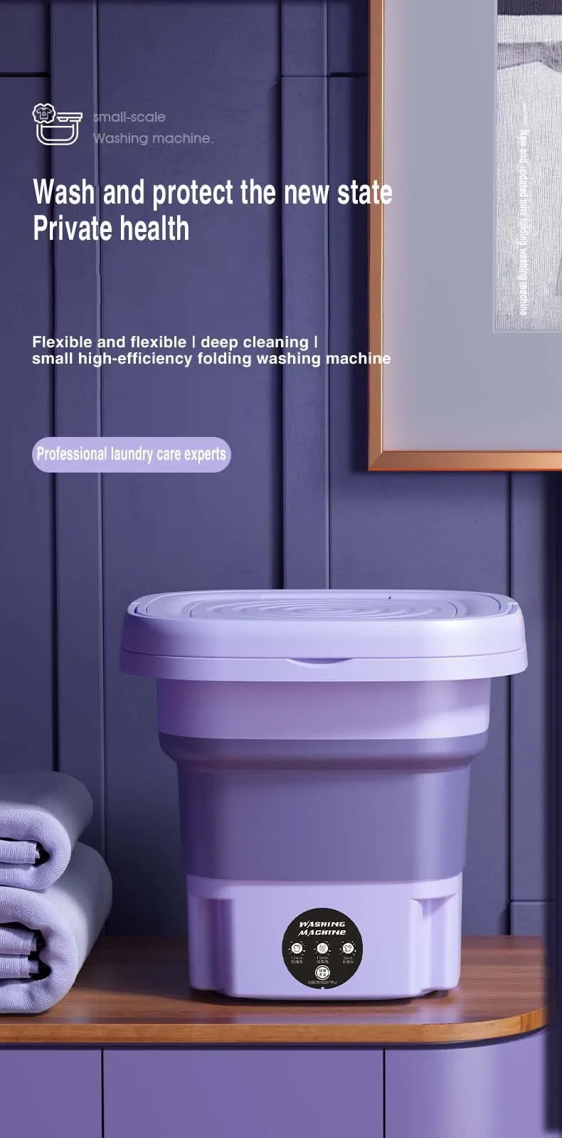 11l 8l 6l Laundry Washer Fold Up Mini Washing Machine For Underwear ...