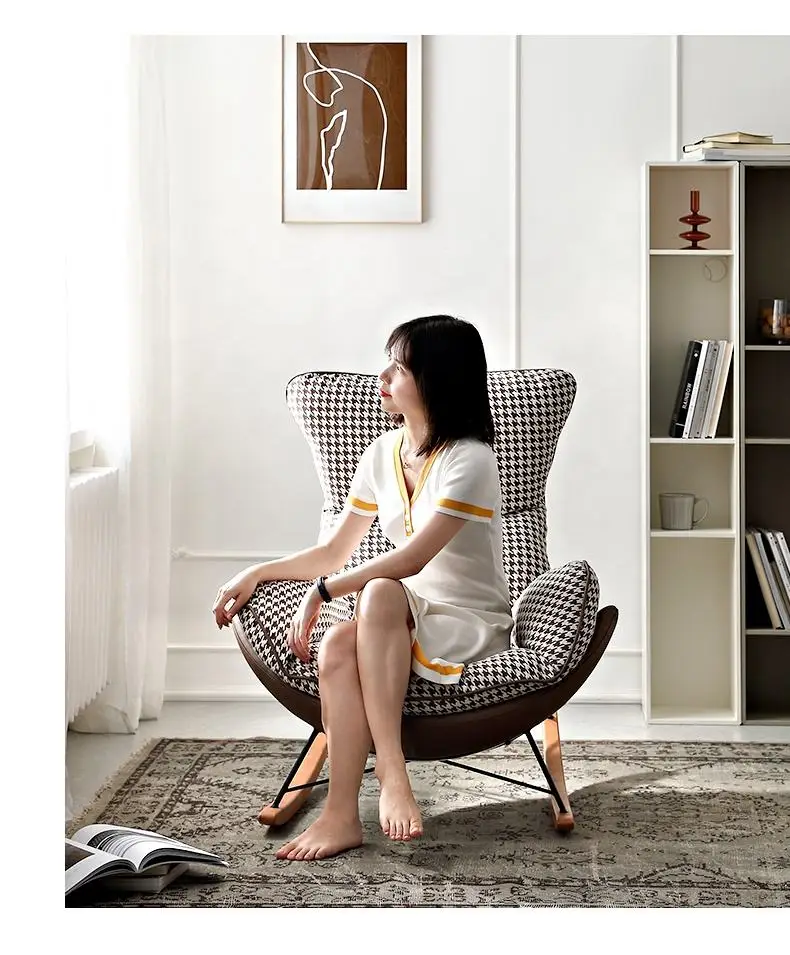 Modern Design Living Room Rocking Chair Comfort Relaxer Single Sofa ...