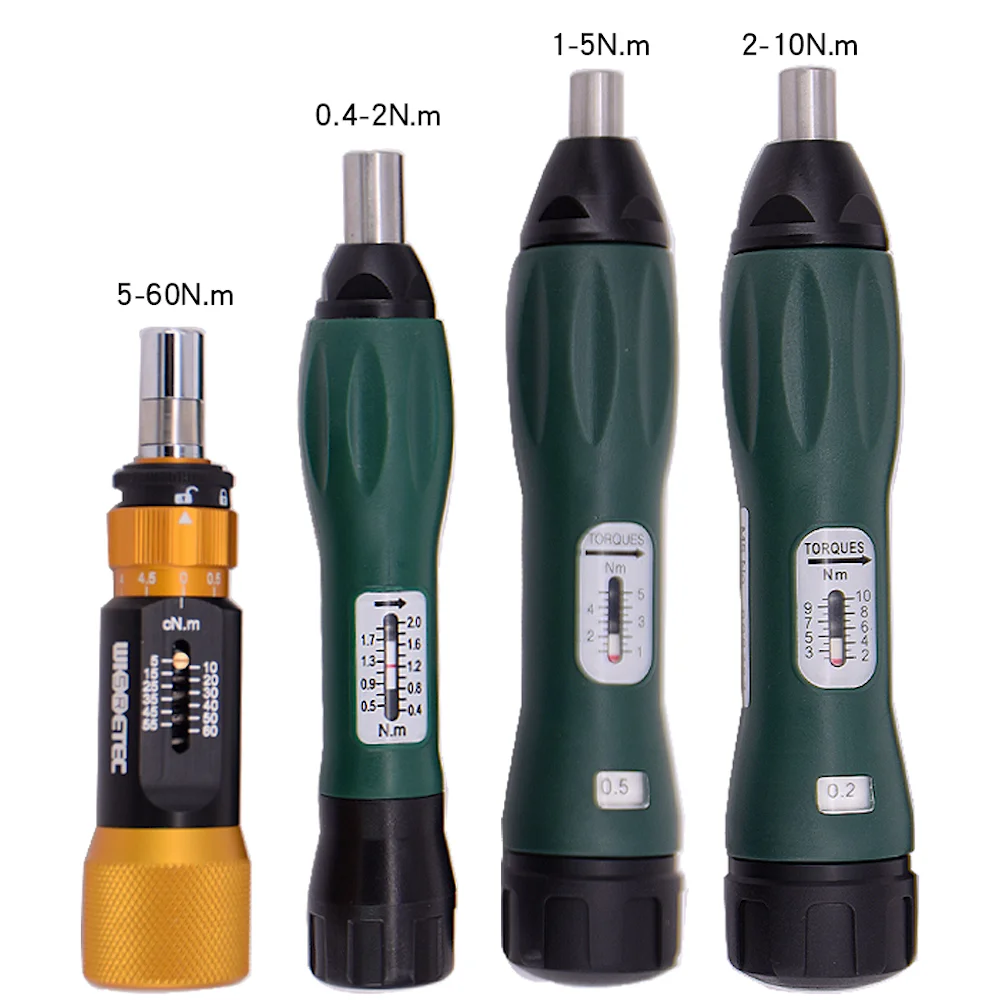 Wisretec High Exactness Adjustable Torque Screwdriver 0.4-10nm -1/4inch ...