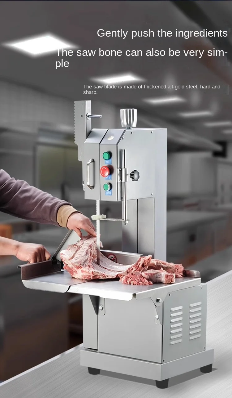 Butchery Used Pig Neck Cutter Meat Cutting Machine Bone Saw Automatic ...