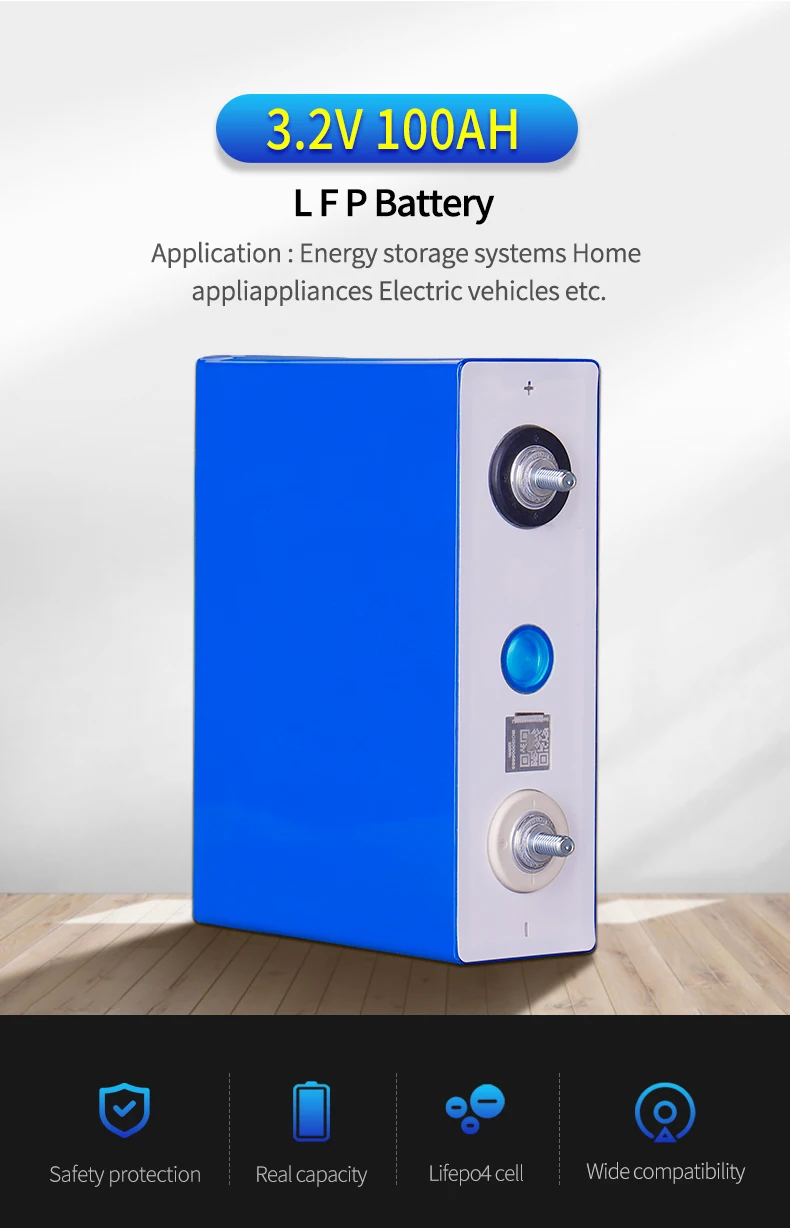 Lifepo4 Prismatic Lithium Iron Phosphate Batteries 3.2v 100ah To 300ah ...