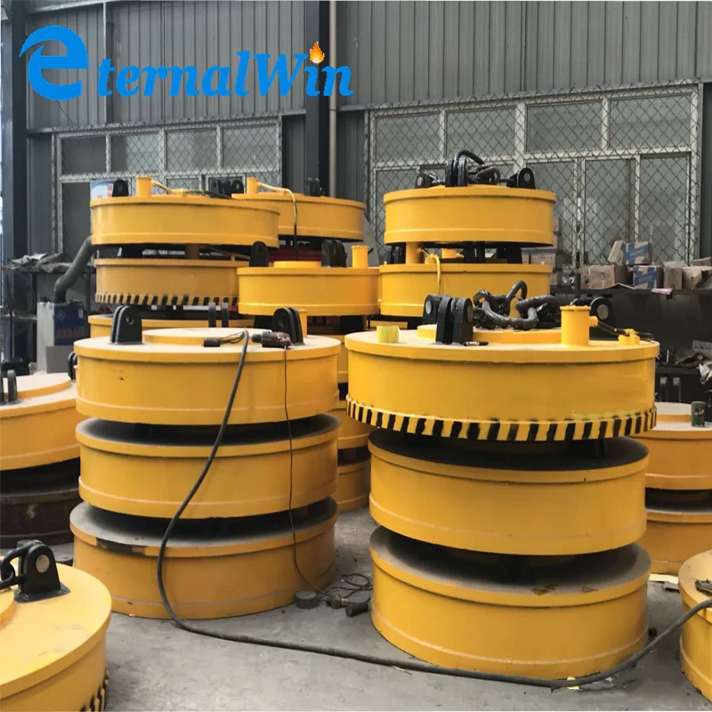 25 Ton Double Girder Magnet Overhead Traveling Crane Magnet Chuck For ...