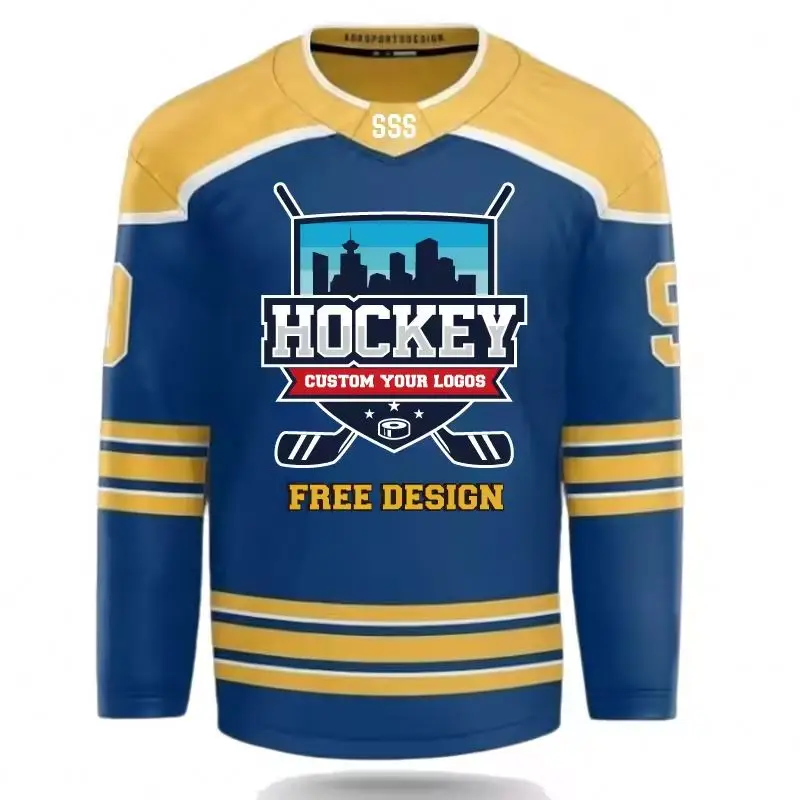 Team Sublimation Hockey Jersey Made In China Hockey Jersey Custom Logo ...