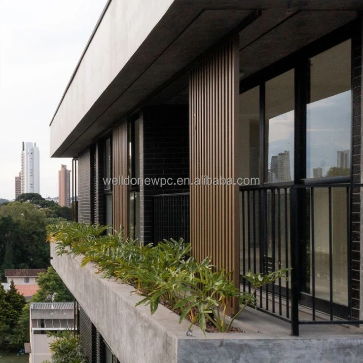 Decorative Wood Plastic Composite Batten - WPC Timber Tube
