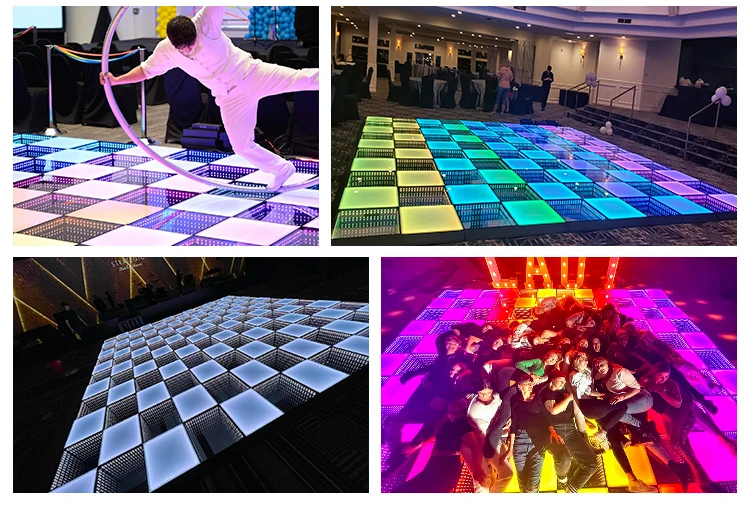Wholesale Price Disco Wireless 3d Infinity Mirror LED Dance Floor