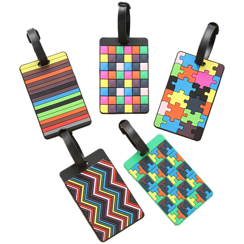 Smart PVC Luggage Tag Suitcase Baggage Tag Name ID Card Labels ...