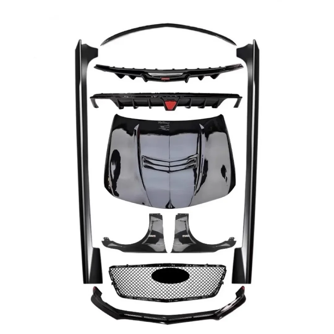For Cadillac Ct6 Modified Body Kit Front Rear Lip Engine Hood Side ...