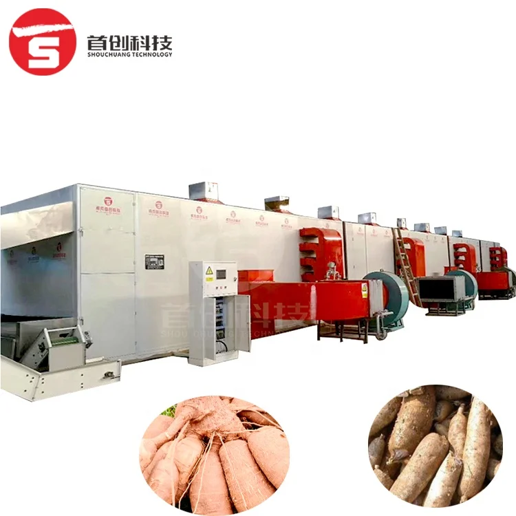 High Output Garri Cassava Drying System Energy Saving Garri Cassava ...