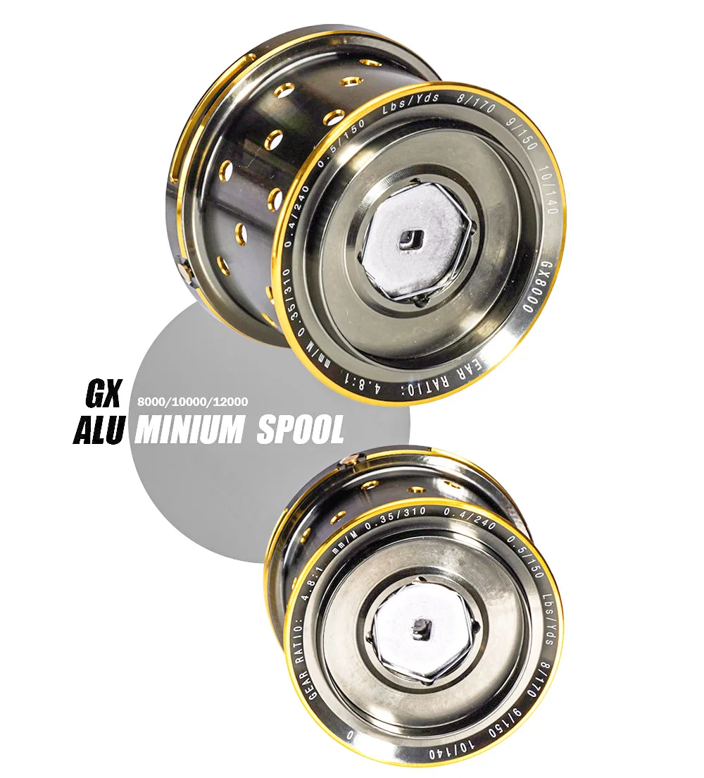 High-end 8000/10000/12000 Gx Series Sea Fishing Reel Full Metal ...