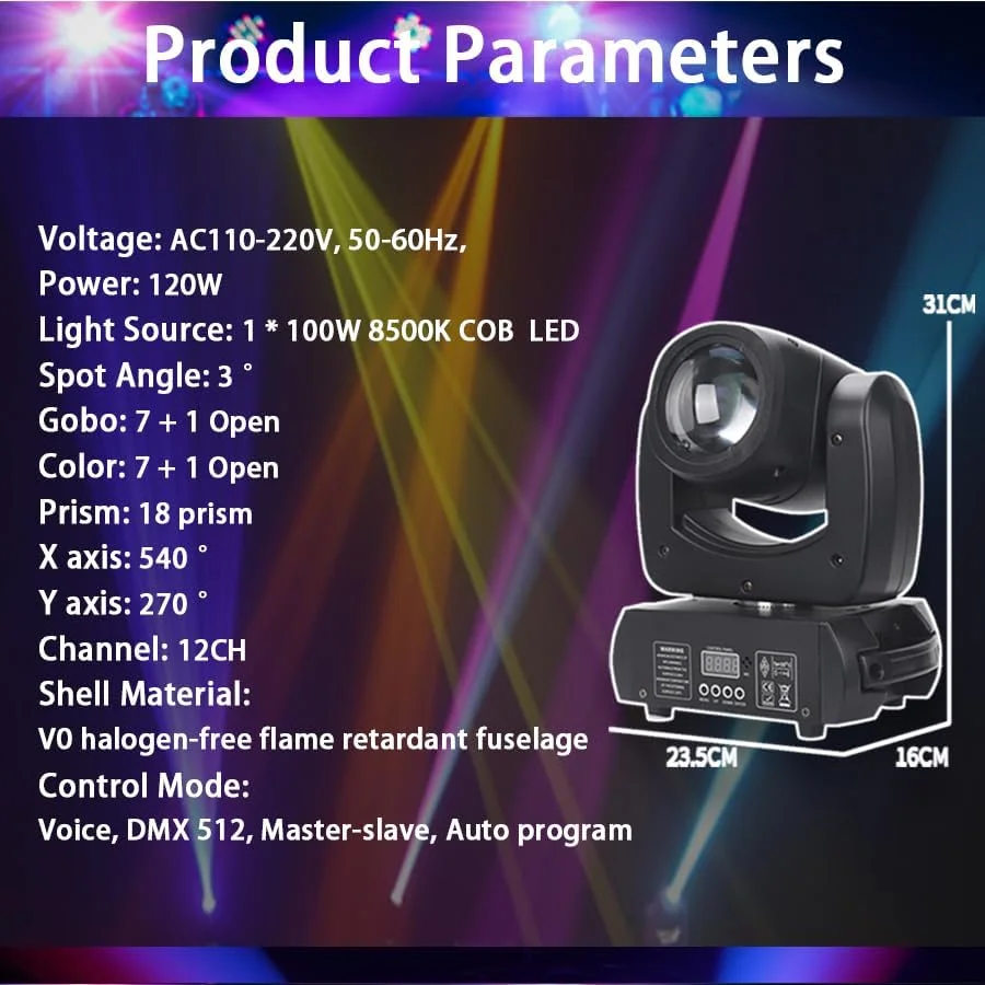 100w Mini Beam Moving Head Light for Theme Park,Dj Stage Disco| Alibaba.com