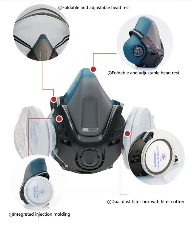 Coal Mine Welder Respiratory Chemic Respirator Personal Protective ...