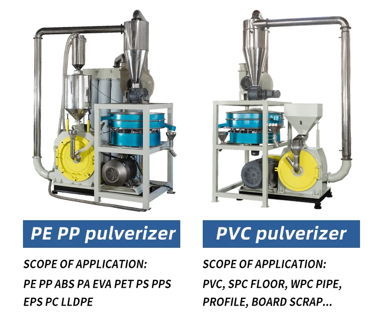 Wholesale Good Quality Pp Pe Plastic Milling Pulverizer Machine ...