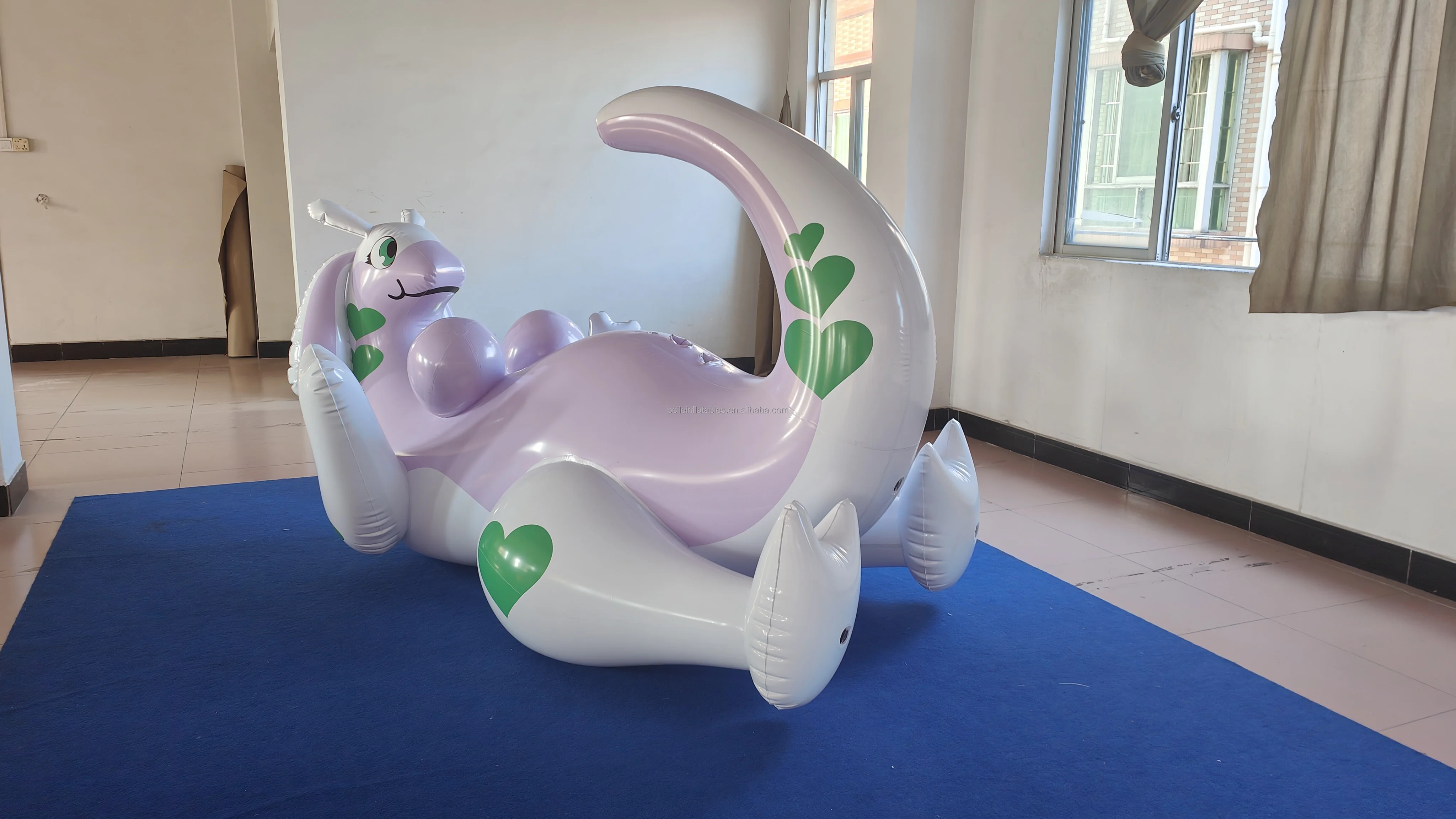 Beile Custom Light Purple Pvc Inflatable 2.2m Dragon With Sph ...