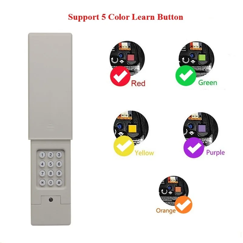 877lm Wireless And Keyless Entry Keypad For Garage Door Openers And ...