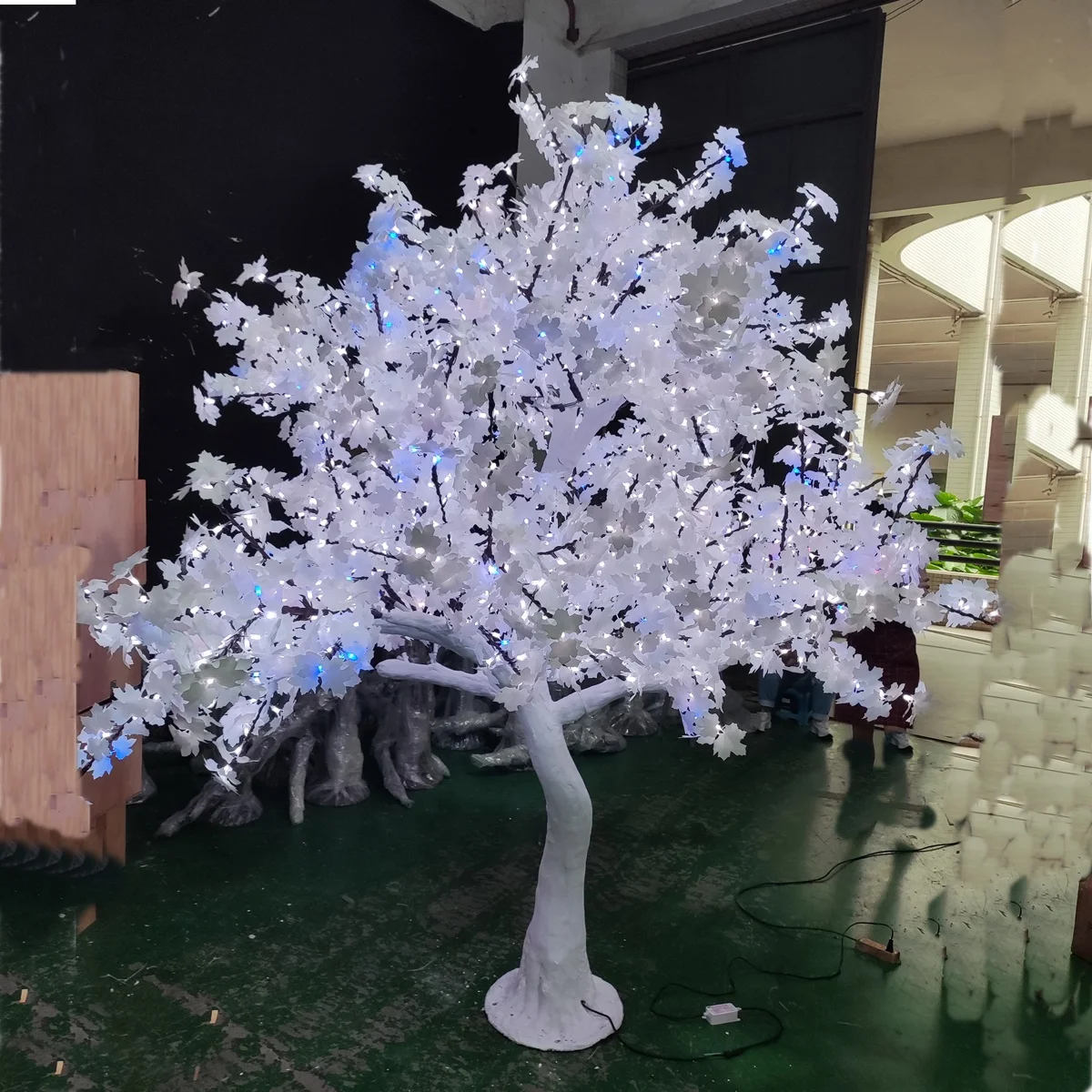 12ft Giant Outdoor Lighting Christmas Tree,White Christmas Tree With ...