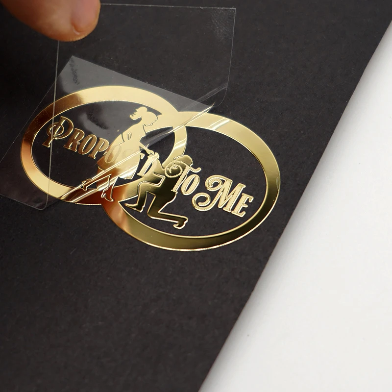 Custom Heat Gold Transfer Electroforming Metal Nickel 3d Sticker Decals ...