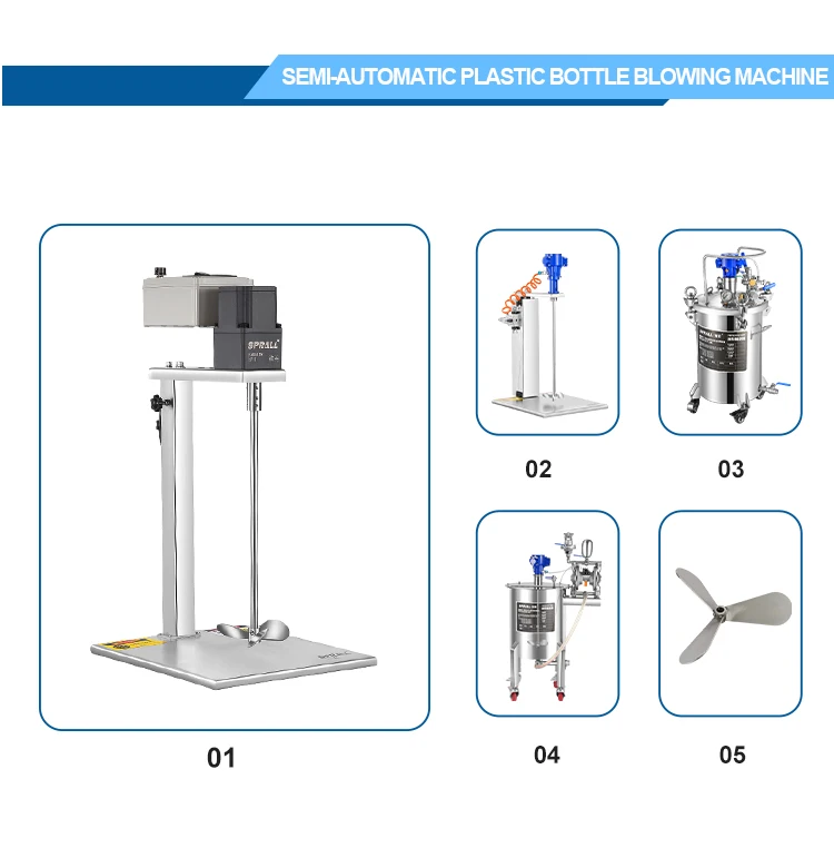 SPRALL Industrial Liquid Mixer - High Efficiency & Safety