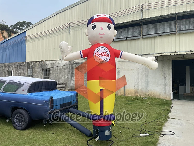 Outdoor Custom Wavy Arm Man Air Dancer Giant Inflatable Dancing Man Sky ...