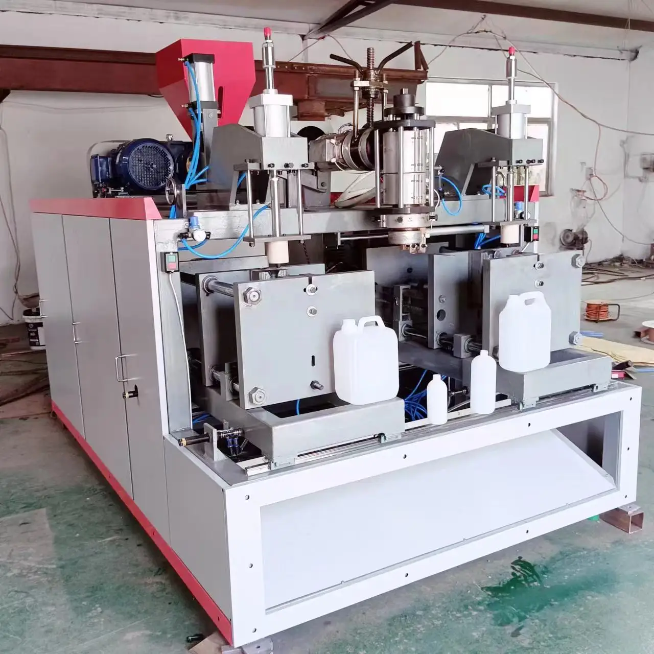 Hdpe 5l Cans Production Line Pp/pe Bottle Tank Extrusion Blow Molding ...